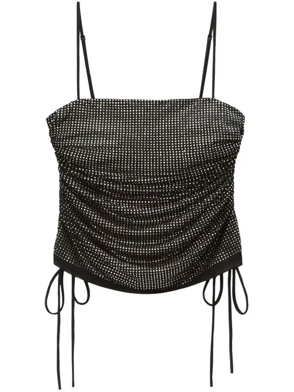 Alexander Wang Crystal-embellished Top