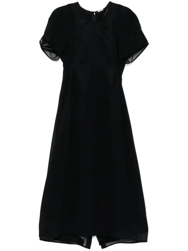 JIL SANDER Georgette Midi Dress