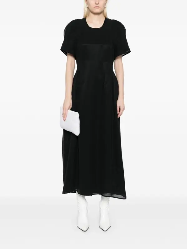 JIL SANDER Georgette Midi Dress
