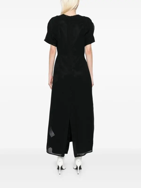 JIL SANDER Georgette Midi Dress