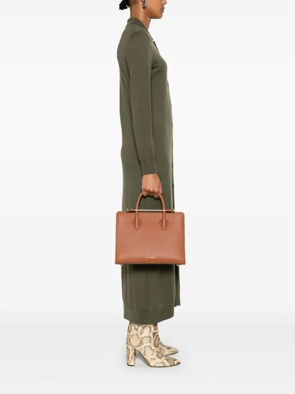 Strathberry Midi Tote Bag - Brown