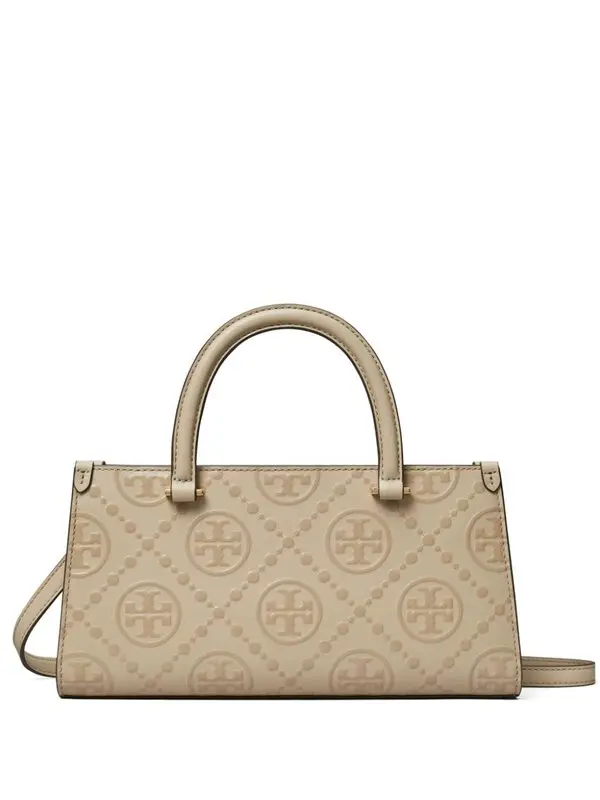 Tory Burch Small T Monogram Tote - Neutrals