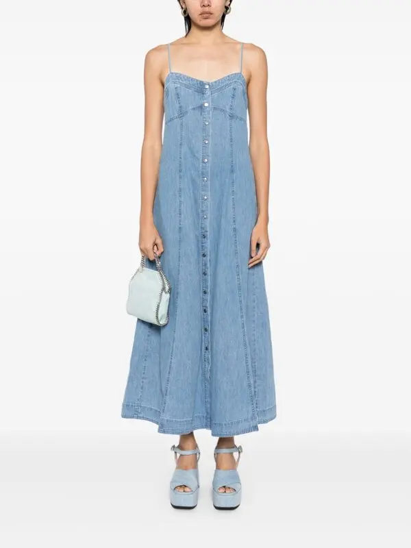 free people just jill denim maxi dress Just Jill Maxi Dress