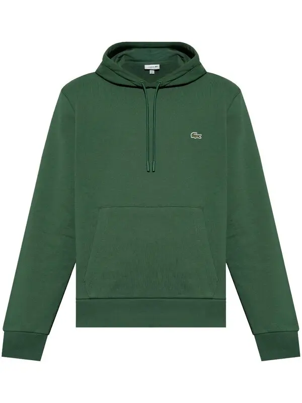 Lacoste Embroidered Fleece Hoodie - Green