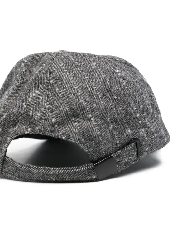 Versace Logo-print Cap - Grey