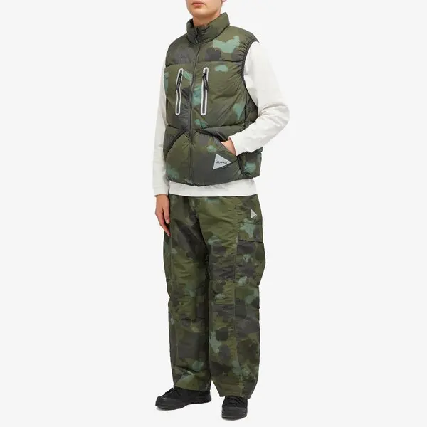 Gramicci X And Wander Down Vest In Camo - 50% Off | Editorialist