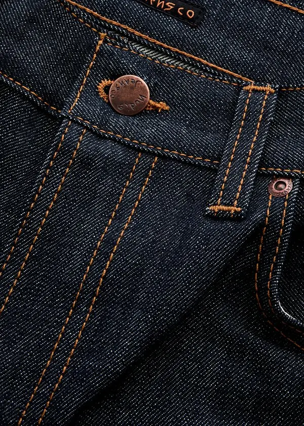 Nudie Jeans Gritty Jackson Straight-leg Jeans - Indigo