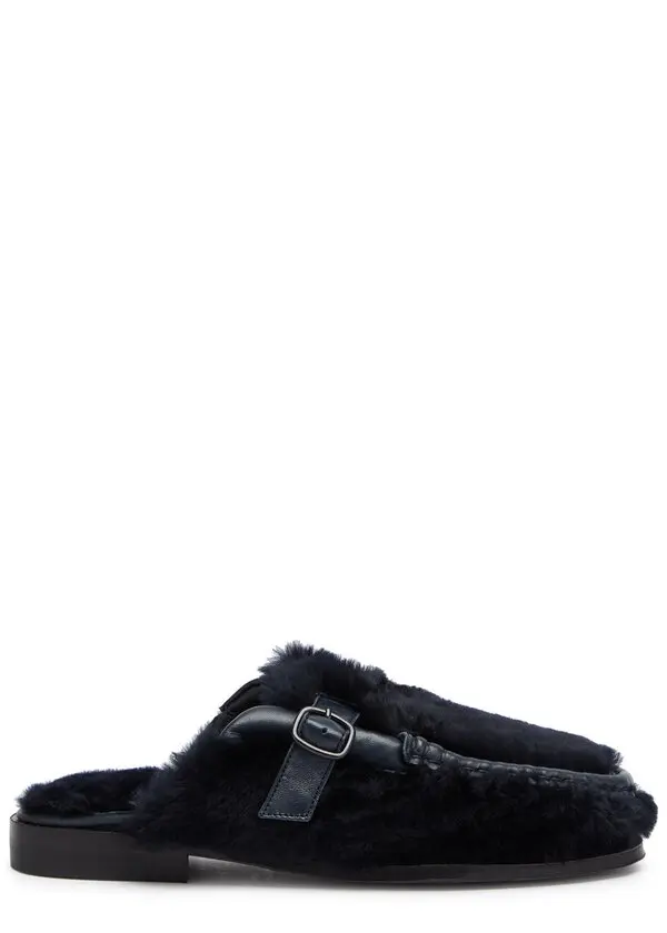 Hereu Barraca Shearling Loafer Sliders