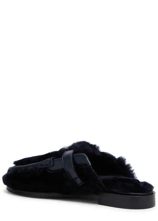 Hereu Barraca Shearling Loafer Sliders