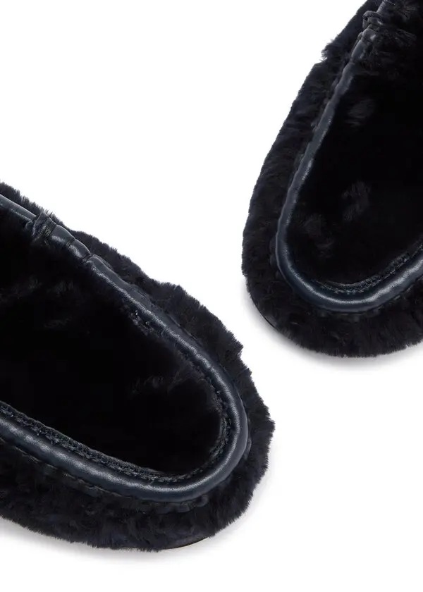 Hereu Barraca Shearling Loafer Sliders