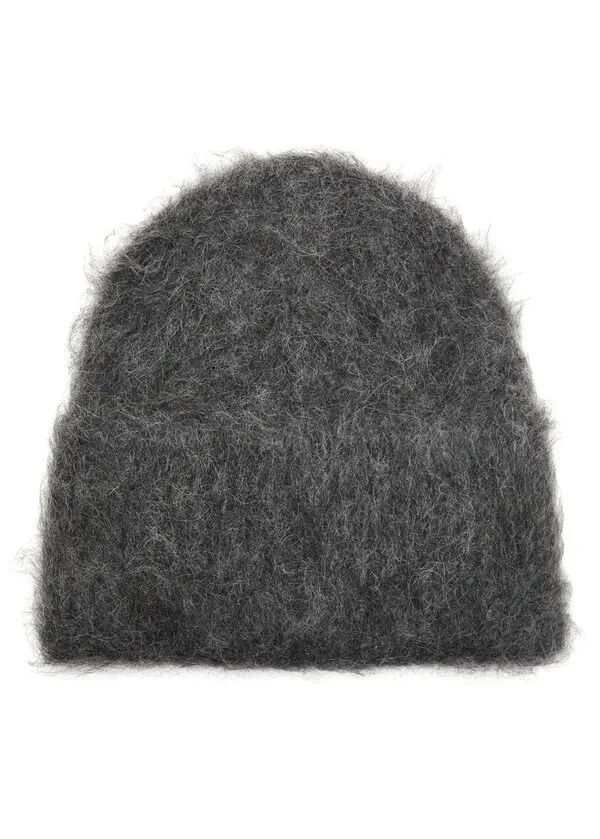TOTÊME Alpaca-blend Beanie - Light Grey