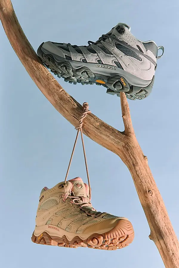 Merrell Moab 3 Mid Waterproof Hiking Boots - Alloy