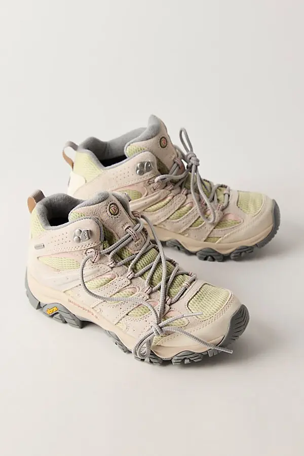 Merrell Moab 3 Mid Waterproof Boots - Meadow