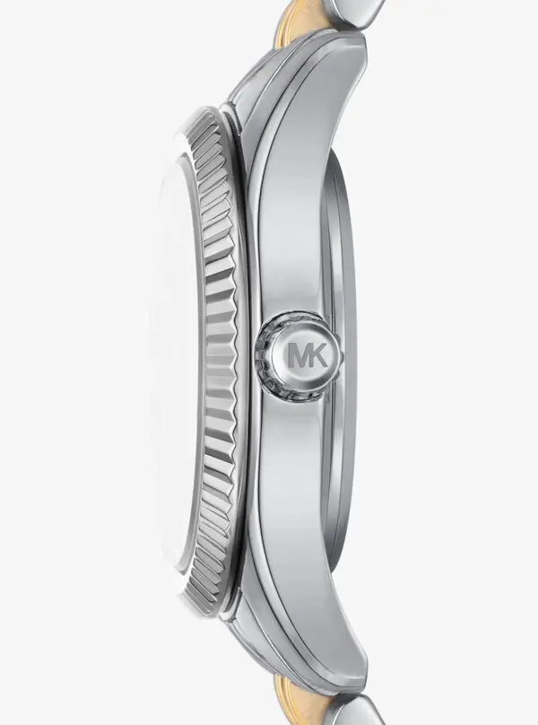 Michael Kors Lexington Pavé Two-tone Stainless Steel Watch