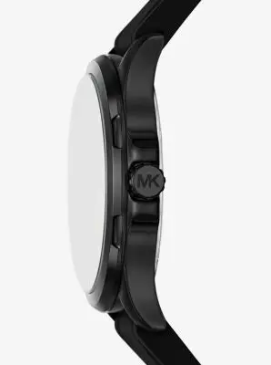 Michael Kors Oversized Bowen -tone And Silicone Watch