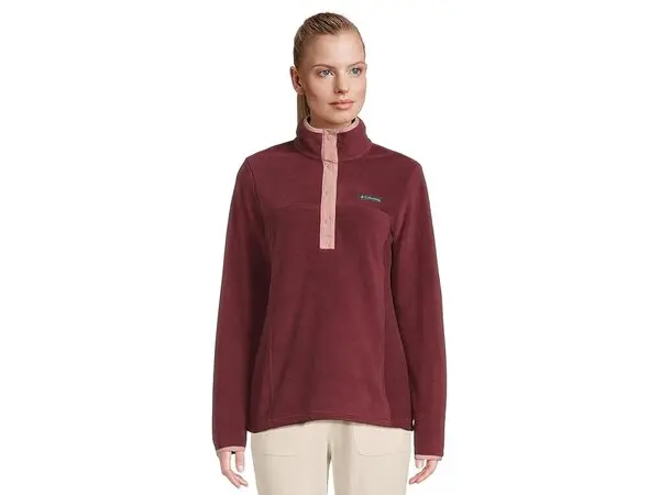 Columbia Benton Springs 1/2 Snap Pullover Ii Fleece - Burgundy