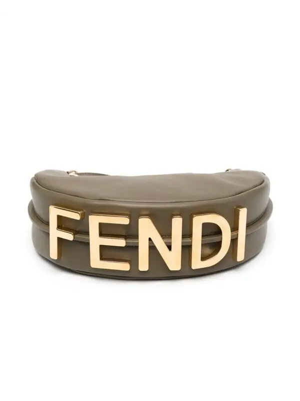 Fendi Small Graphy Shoulder Bag - Green