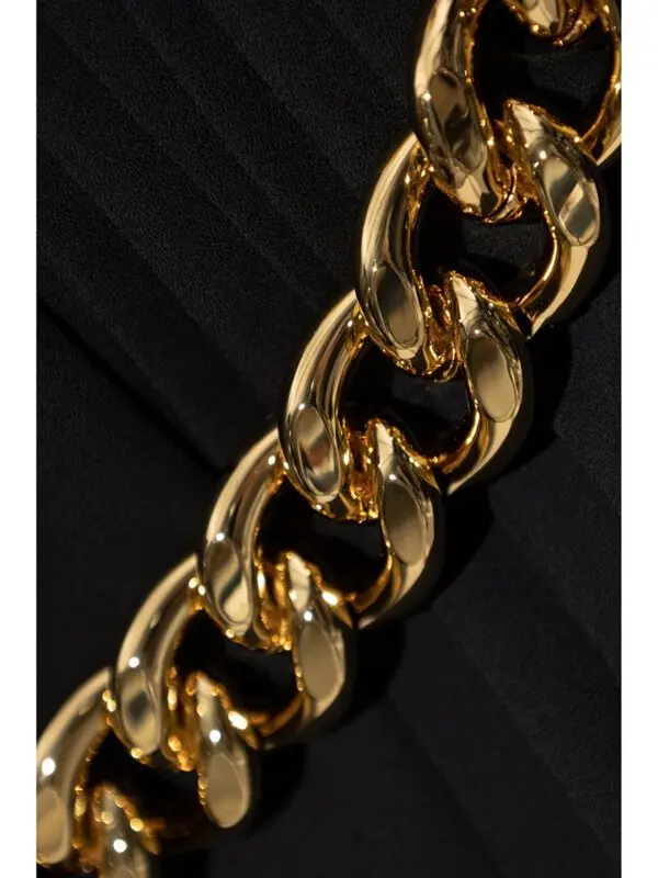 Balenciaga Chain Pleated Mini Skirt