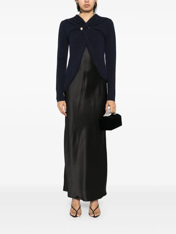 Christopher Esber Twist Front Cashmere Dress