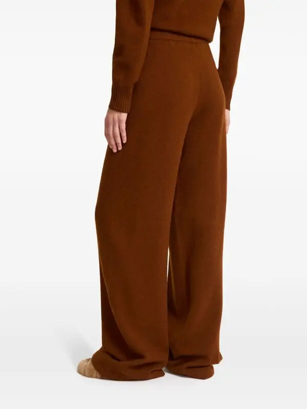 YVES SALOMON Knitted Wide-leg Trousers