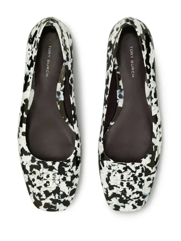 Tory Burch Georgia Ballerina Shoes - Black