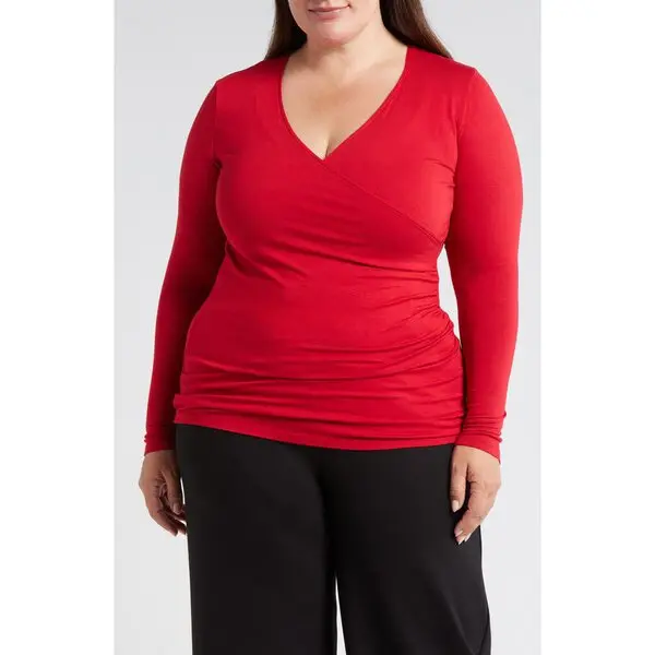 Universal Standard Liquid Cross Front Top - Savvy Red