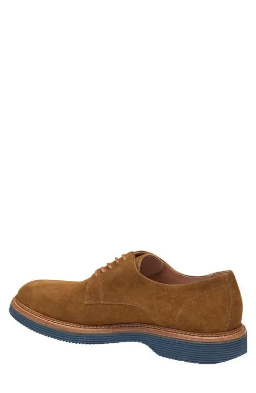 Johnston & Murphy Jenson Plain Toe Derby - Snuff European Suede