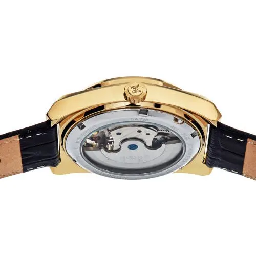 HERITOR AUTOMATIC Daxton Skeleton Watch - Black/gold