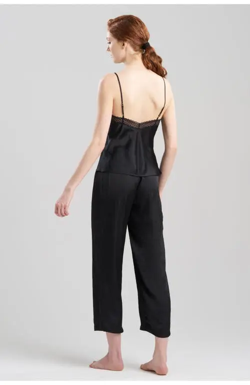 Natori Ashley Icon Cami Pj Set W/ Lace - Black