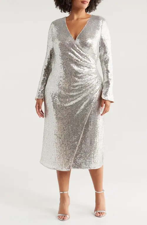 knee length dresses for ladies North Wrap Dress – CHELSEAANDWALKER main image 0