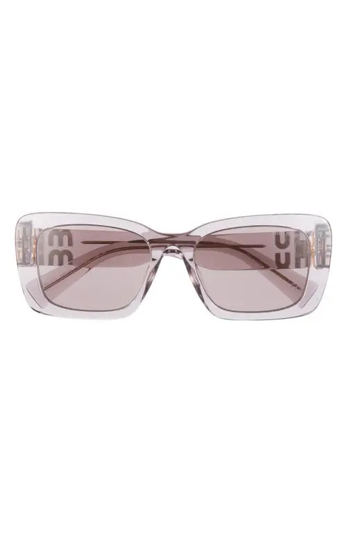 Miu Miu 53mm Rectangular Sunglasses