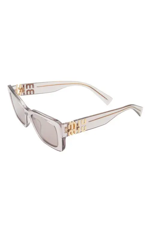 Miu Miu 53mm Rectangular Sunglasses
