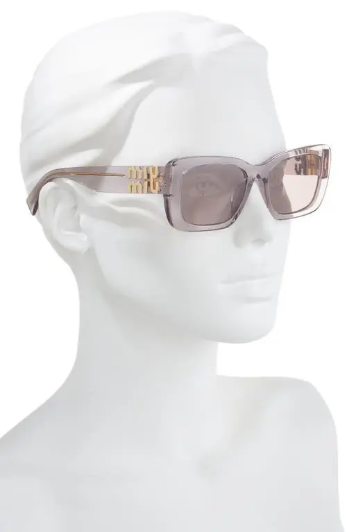 Miu Miu 53mm Rectangular Sunglasses