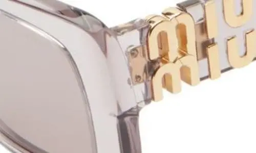 Miu Miu 53mm Rectangular Sunglasses