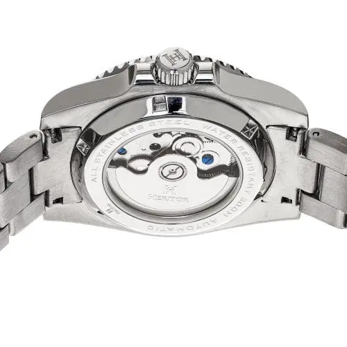 HERITOR AUTOMATIC Luciano Bracelet Watch - Black/blue