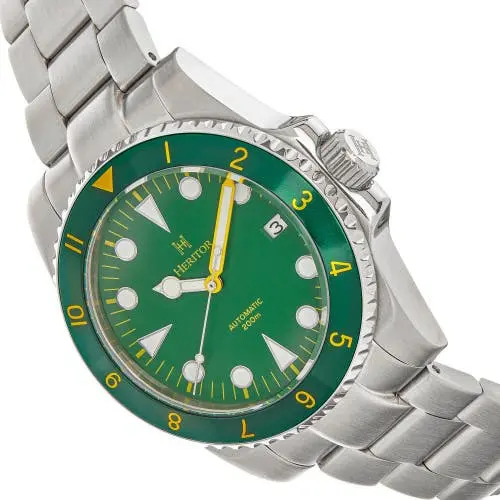 HERITOR AUTOMATIC Luciano Bracelet Watch - Green