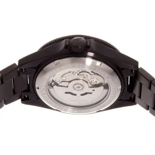 HERITOR AUTOMATIC Calder Bracelet Watch - Black