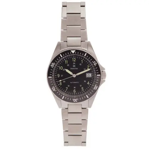 HERITOR AUTOMATIC Calder Bracelet Watch - Silver/black