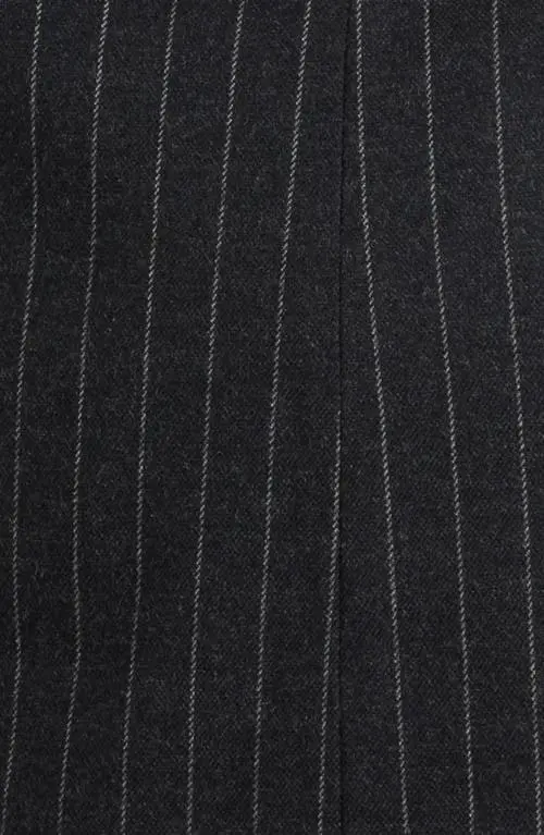 Universal Standard Pinstripe Notched Lapel Blazer