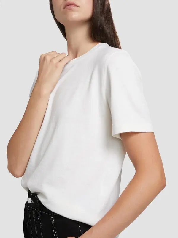 Rails Cotton-cashmere T-shirt - White