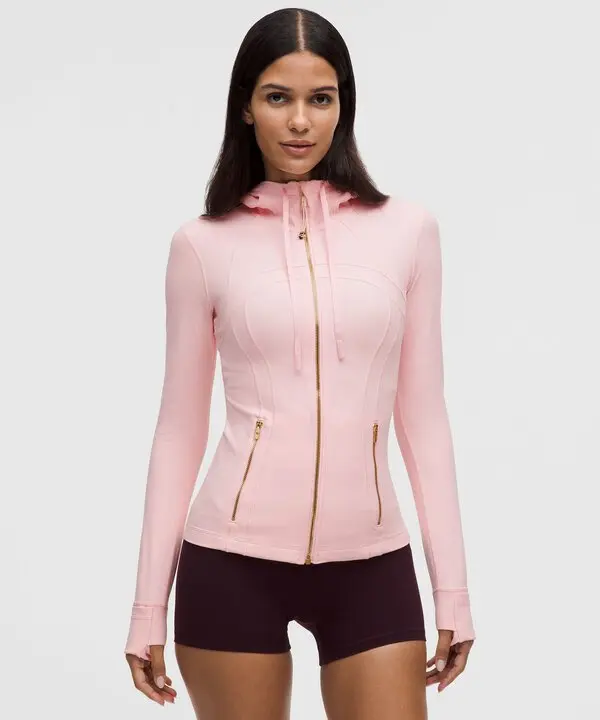 Lululemon Define Hooded Jacket - Blush Quartz/gold/gold