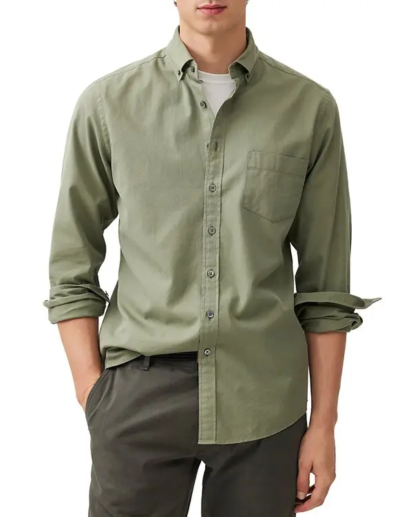 Rodd & Gunn Featherston Slim Fit Button Down Shirt - Hemlock