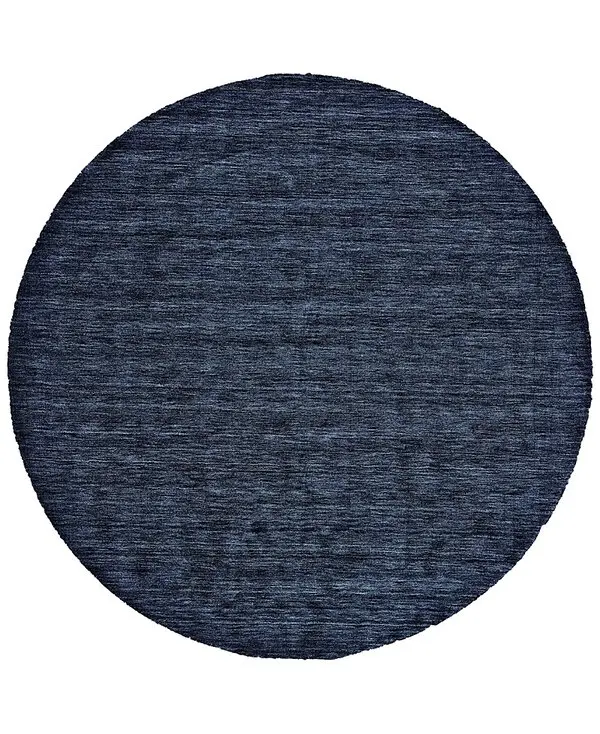 FEIZY Luna 8049f Round Area Rug, 8' X 8 - Dark/blue
