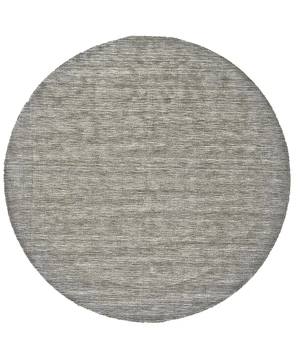 FEIZY Luna 8049f Round Area Rug, 8' X 8 - Light/grey