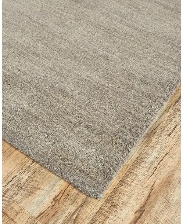 FEIZY Luna 8049f Round Area Rug, 8' X 8 - Light/grey