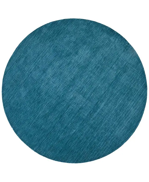 FEIZY Luna 8049f Round Area Rug, 8' X 8 - Teal