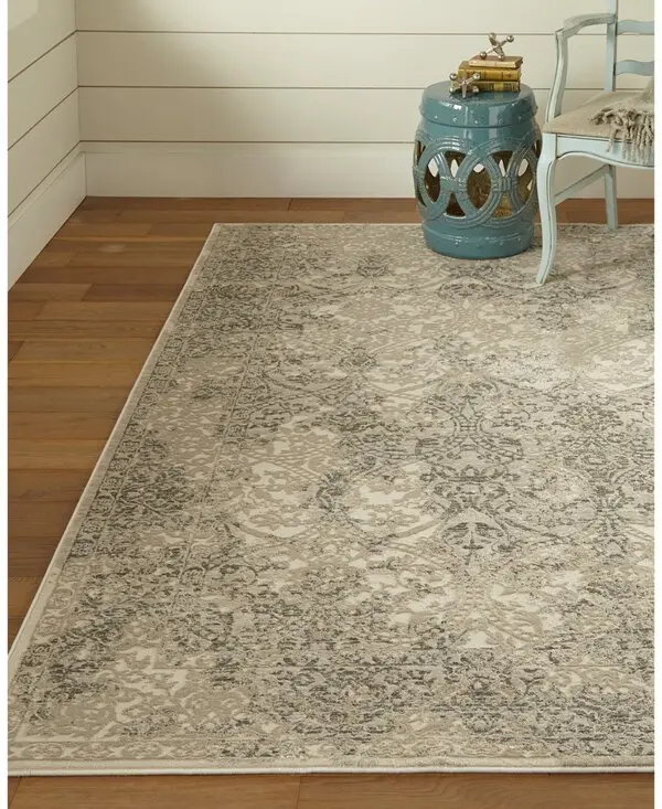FEIZY Prasad 3682f Area Rug, 5' X 8 - Light/grey