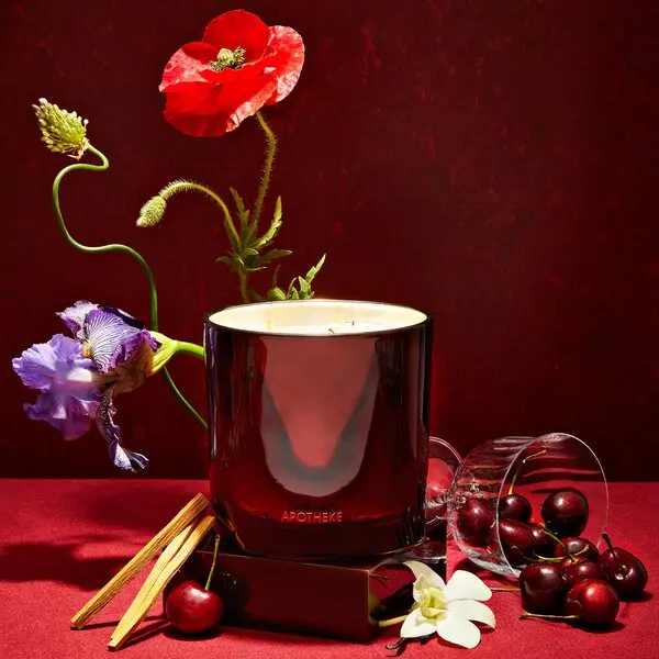 APOTHEKE Bitter Cherry 3-wick Candle, 26 Oz