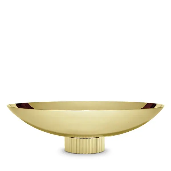 ANNA NEW YORK Striations Fruit Bowl, Gold Tone - No Color
