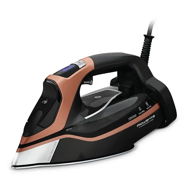 ROWENTA Steamforce Pro Steam Iron - Black And Copper